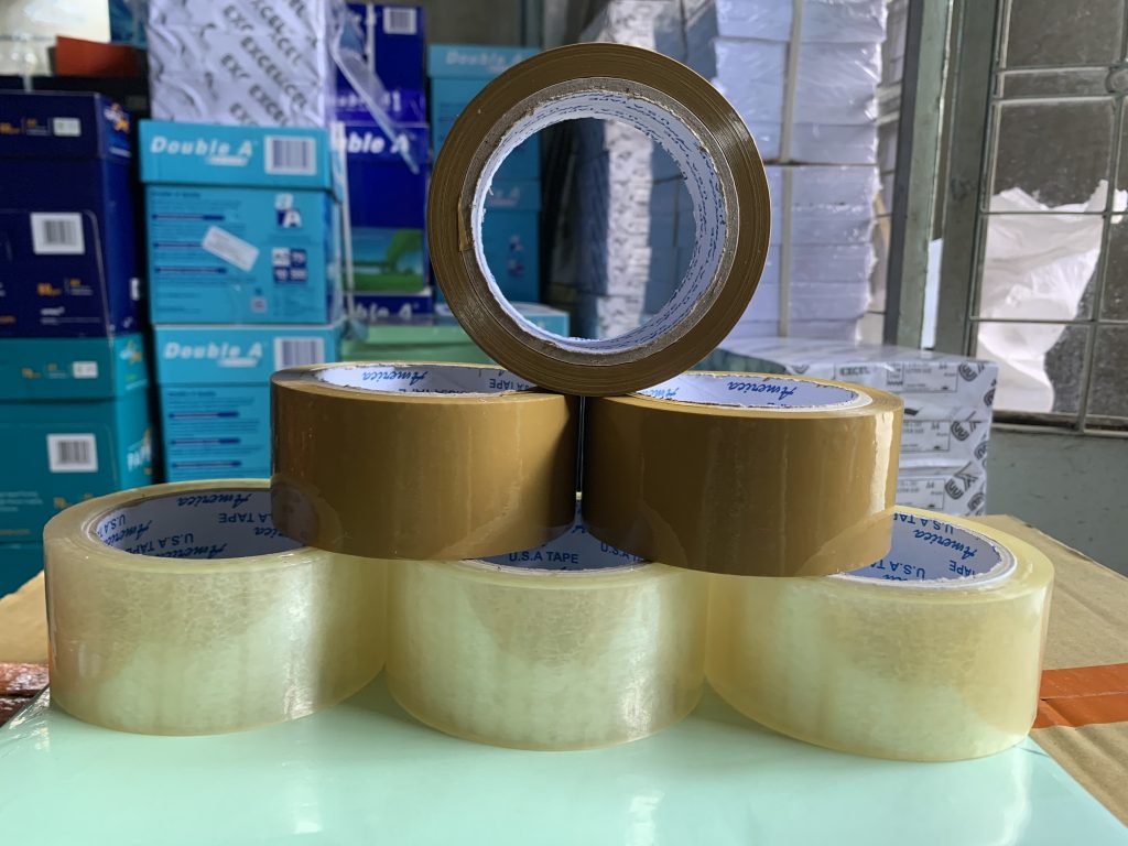 Băng keo trong 2F4 100 Yard ( Cây 12 Cuộn) - Văn Phòng Phẩm