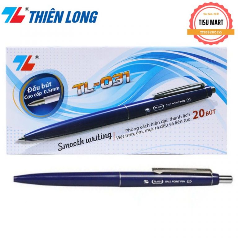 Hộp 20 Bút Bi Thiên Long TL079 - Chính Hãng - Văn Phòng Phẩm - Dụng cụ ...