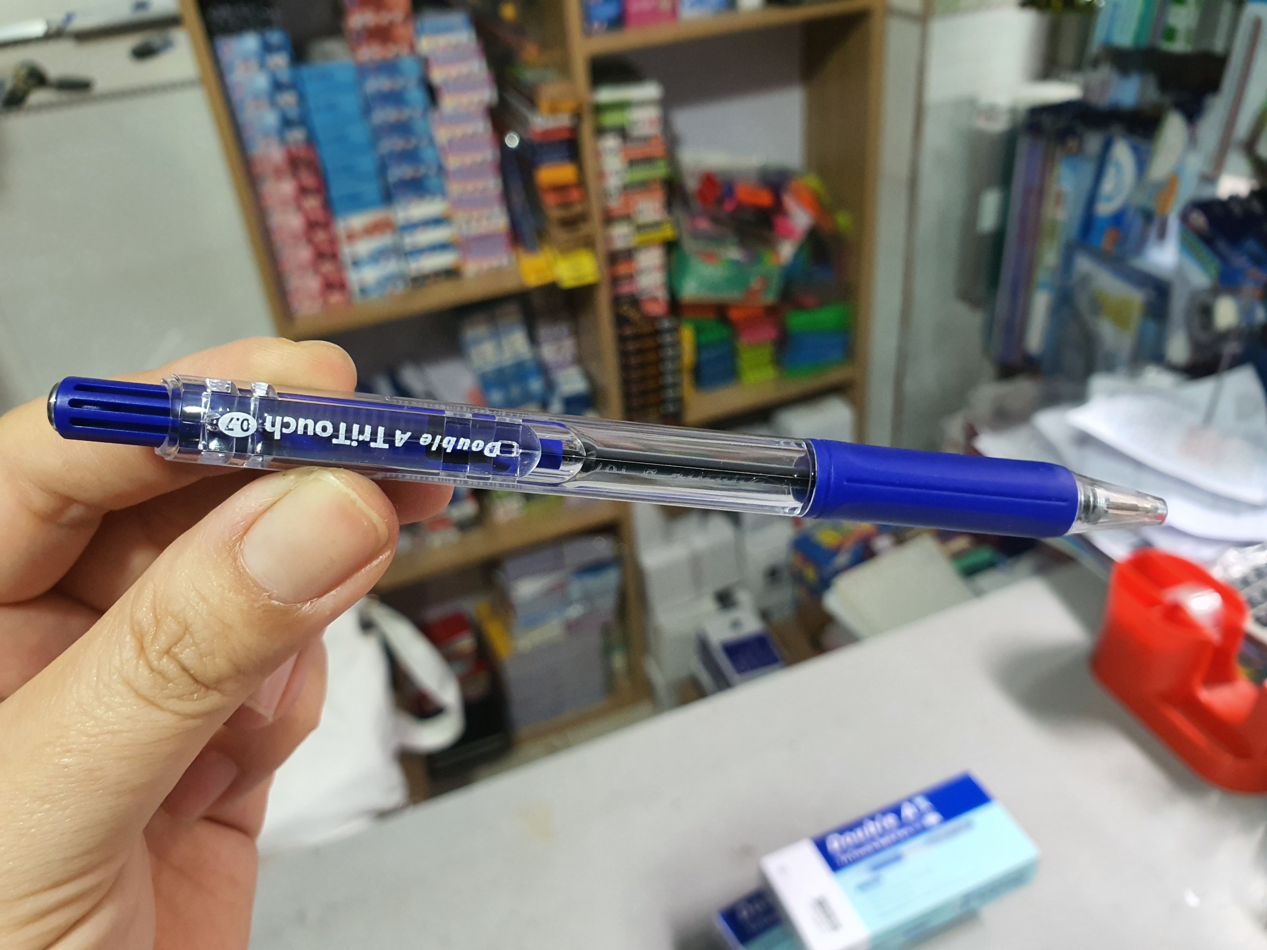 Hộp 12 bút bi Double A TriTouch 0.7mm - DBP 107 - Văn Phòng Phẩm - Dụng ...