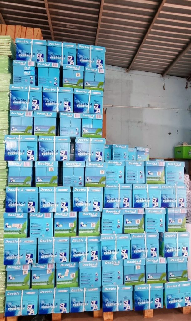 Thùng 5 ram Giấy in A4 Double A 70gsm / 80gsm - Thái Lan Chính Hãng (500 tờ) - Văn Phòng Phẩm ...