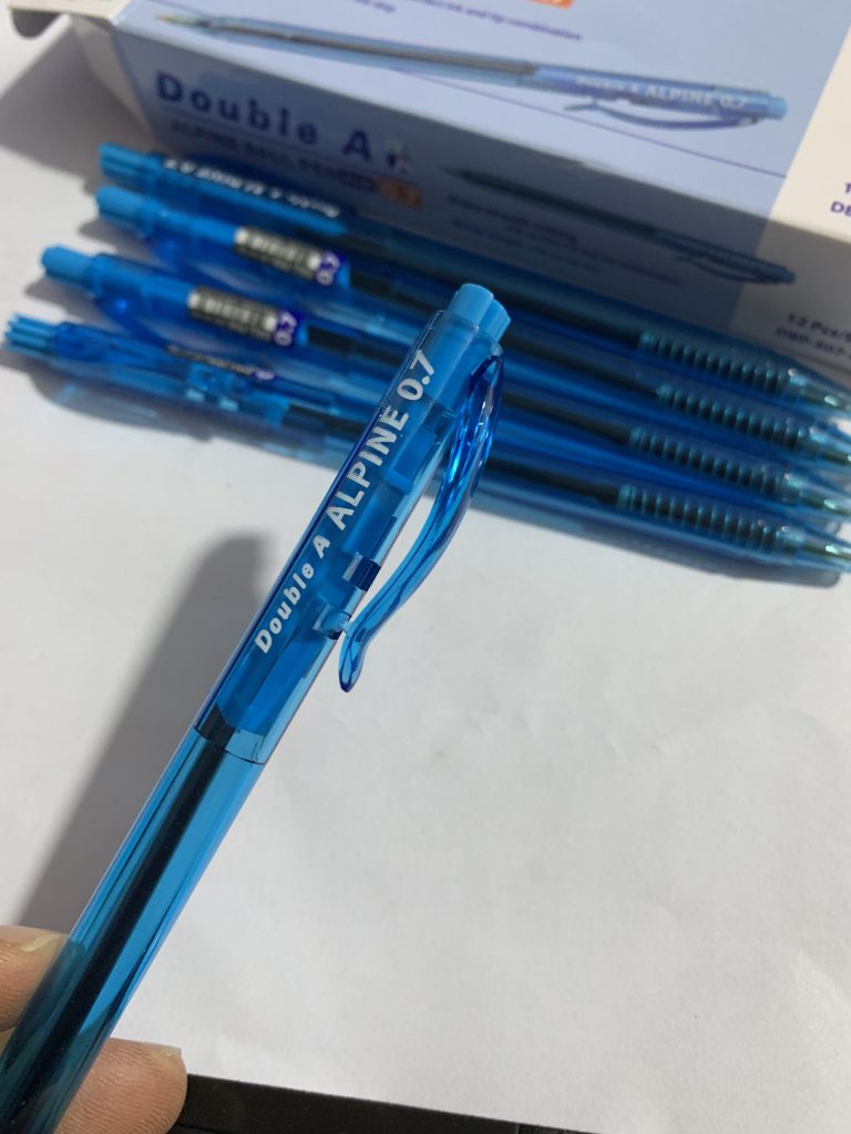 Bút bi Double A - ALPINE BALL 0.7mm - Mực xanh (DBP-507-BG) - Văn Phòng ...